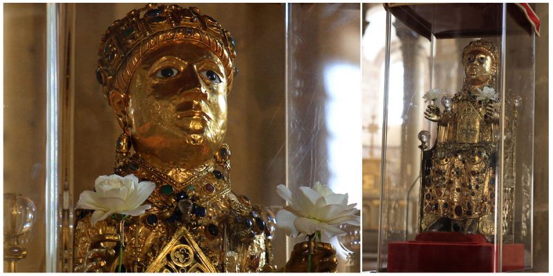 In medieval times, the reliquary of Saint Faith was one of the most ...