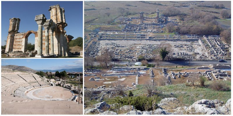 The ancient city Philippi was founded by the King Philip II and is ...