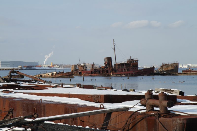 The New York City Graveyard Where Ships Go to Die