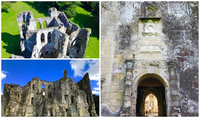 Wardour Castle - The 14th-century hexagonal castle was once one of the ...