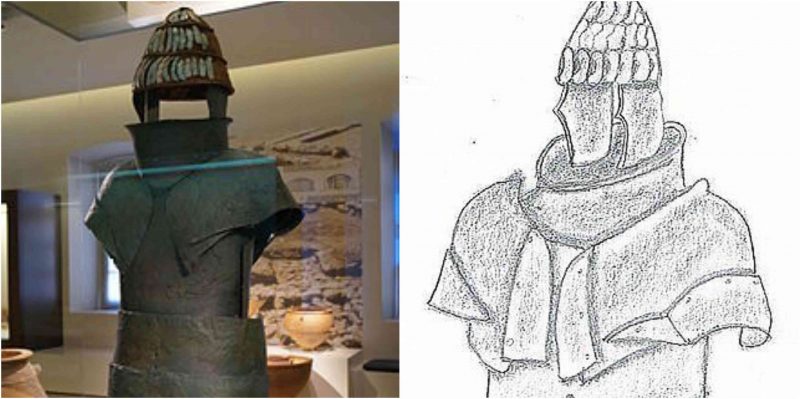 Dendra panoply, the oldest body Armour from the Mycenaean era