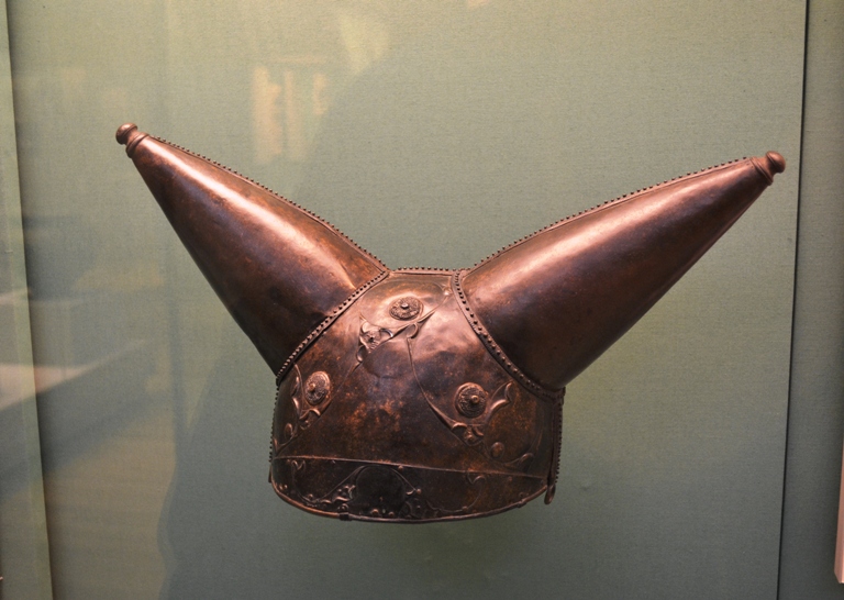 This 2000-year-old helmet was dredged from the bed of the River Thames ...
