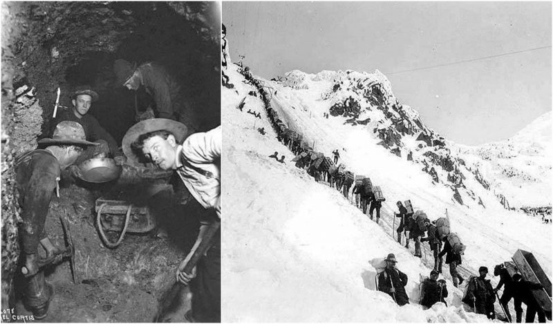 Klondike Gold Rush - When 100,000 prospectors traveled for a year to ...