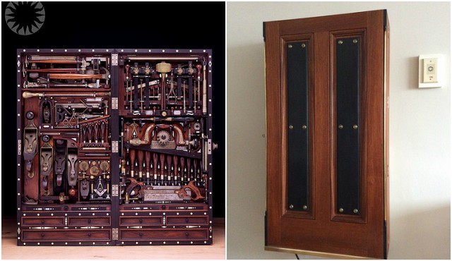 The Studley Tool Chest: A 19th century tool chest which holds nearly ...