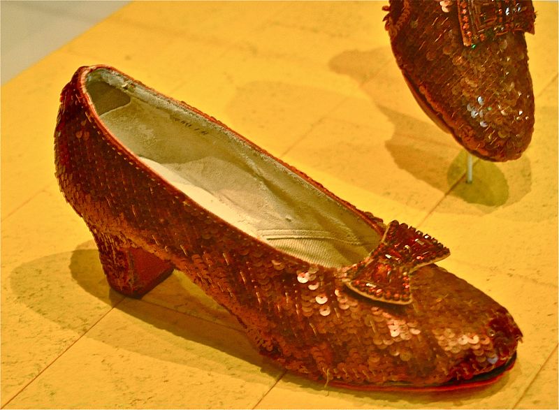 "Ruby Slippers" are considered the Holy Grail of Hollywood memorabilia ...