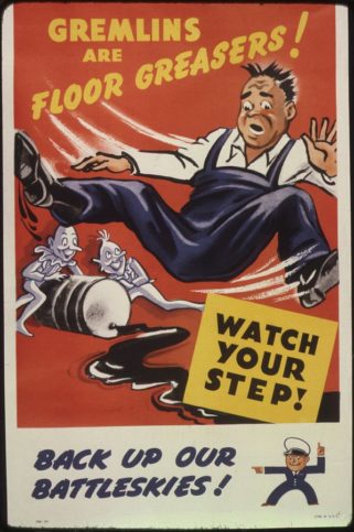 The gremlins: Not Spielberg or Dahl, they originate with the pilots of ...