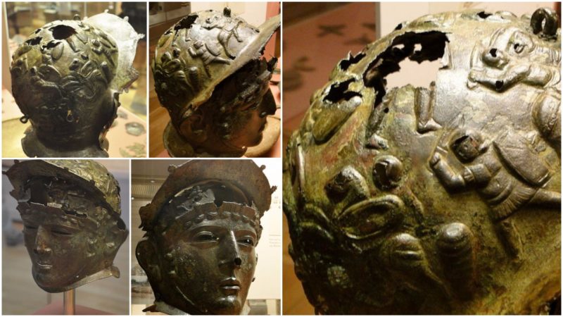 The Ribchester Helmet, a Roman artifact discovered by 13-year-old ...