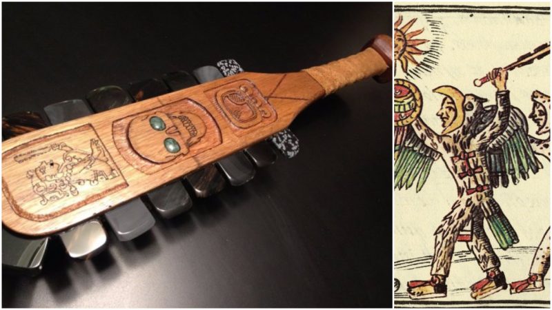 The Aztec macuahuitl, a sword with obsidian blades, was sharp enough to ...