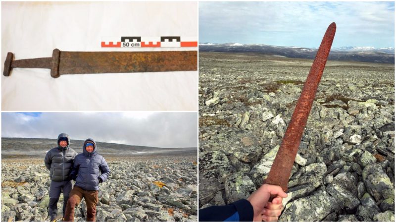 Hunters find Viking sword in Norwegian mountains but no bones or other ...