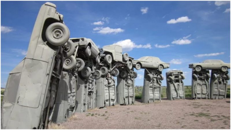 The creator of "Carhenge," the Stonehenge of Nebraska, built it in ...
