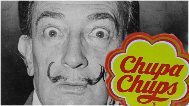 Salvador Dalí designed the logo for the famous lollipop company "Chupa ...