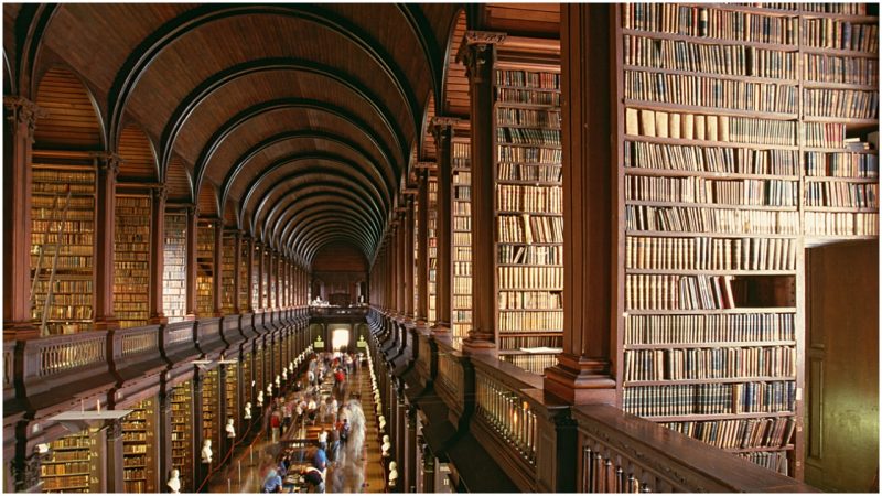 The Library of Trinity College in Dublin: A 300-year-old institution ...