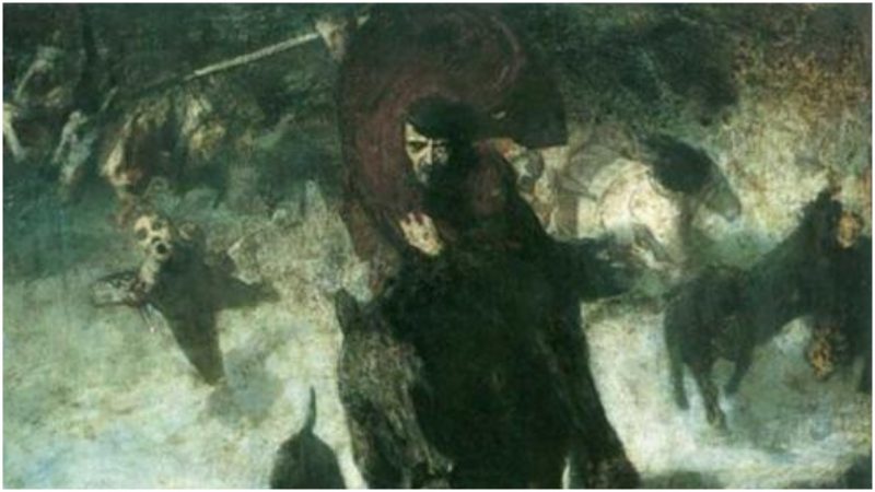 "The Wild Hunt": an eerie painting of 1889 that some say predicts the ...