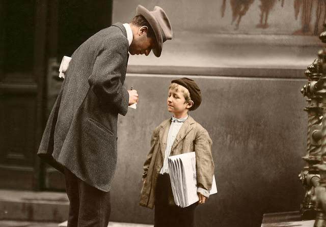 Child labor of early 20th century brought to life in colorized images ...