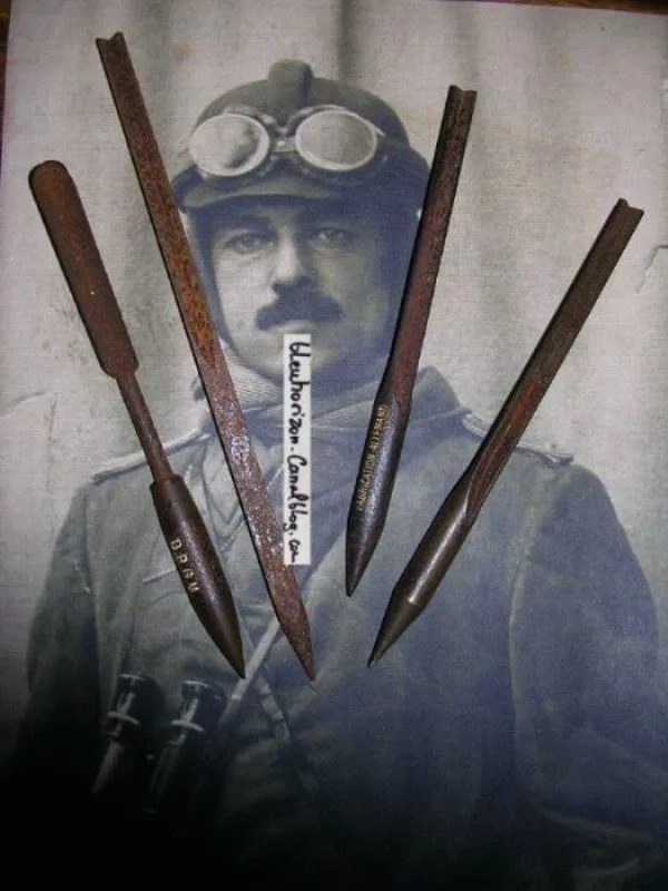 WWI Flechettes - The troop piercing arrows dropped from planes onto ...