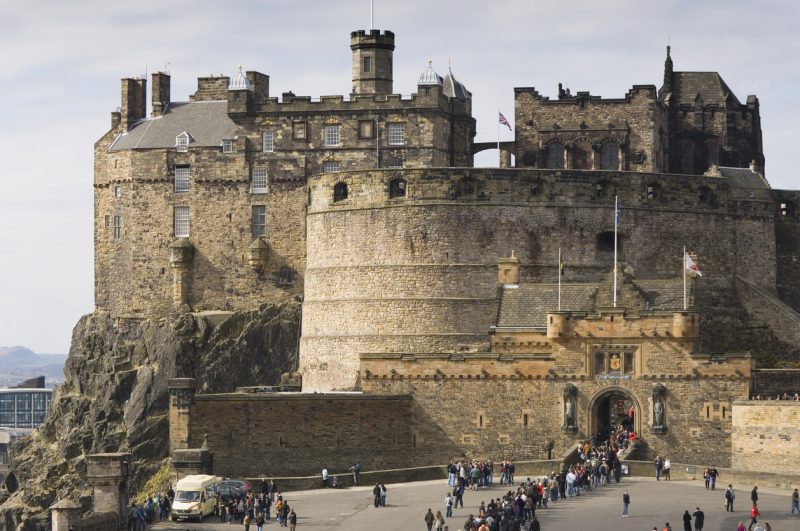 Edinburgh Castle is so old that by the time of the first definite ...