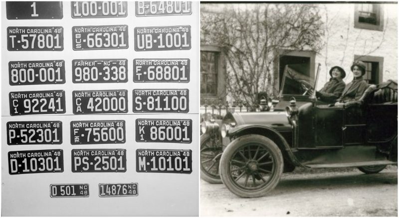 When license plates first appeared in the U.S., drivers competed to ...