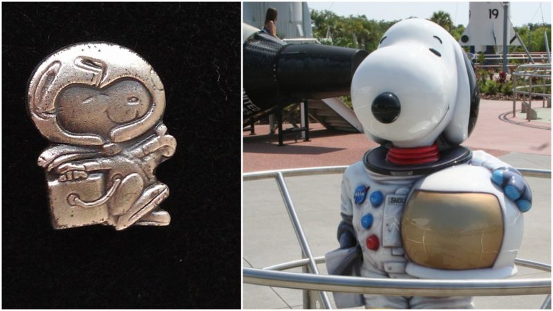 After NASA started sending silver Snoopy pins into space in 1968, they ...