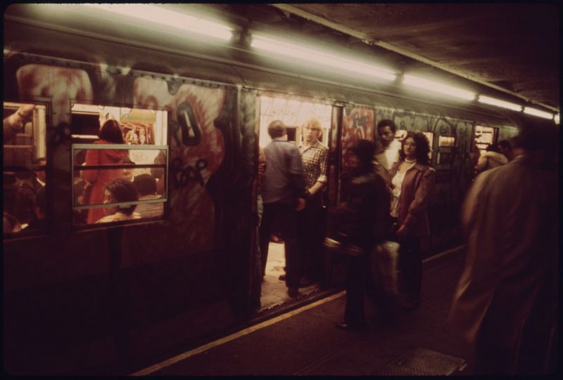 With over 250 felonies in a week, NYC subway in the 1970s was the most ...