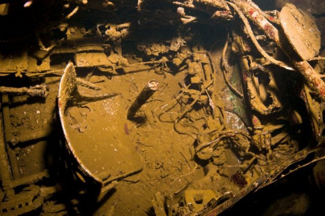 An eerie WWII underwater graveyard of ships still holds the remains of ...