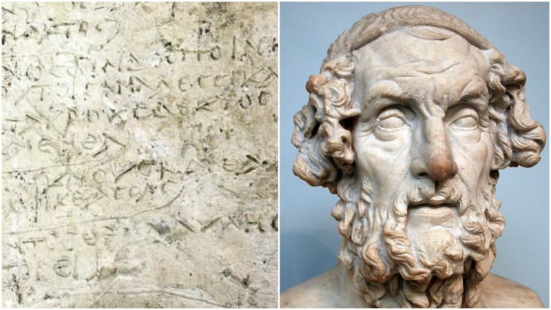 The oldest known extract of 'The Odyssey' found in Greece in a pile of ...