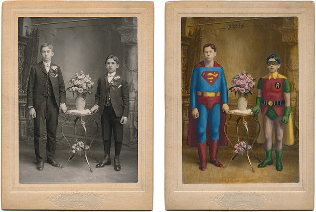 Artist Transforms Victorian Portraits into Superheroes - The Vintage News