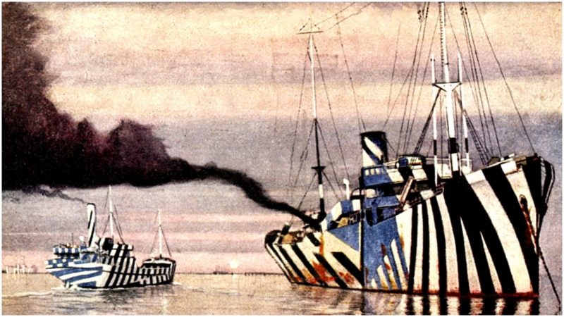 "Dazzle Ships" - The Strangest Sea Camouflage Ever - The Vintage News