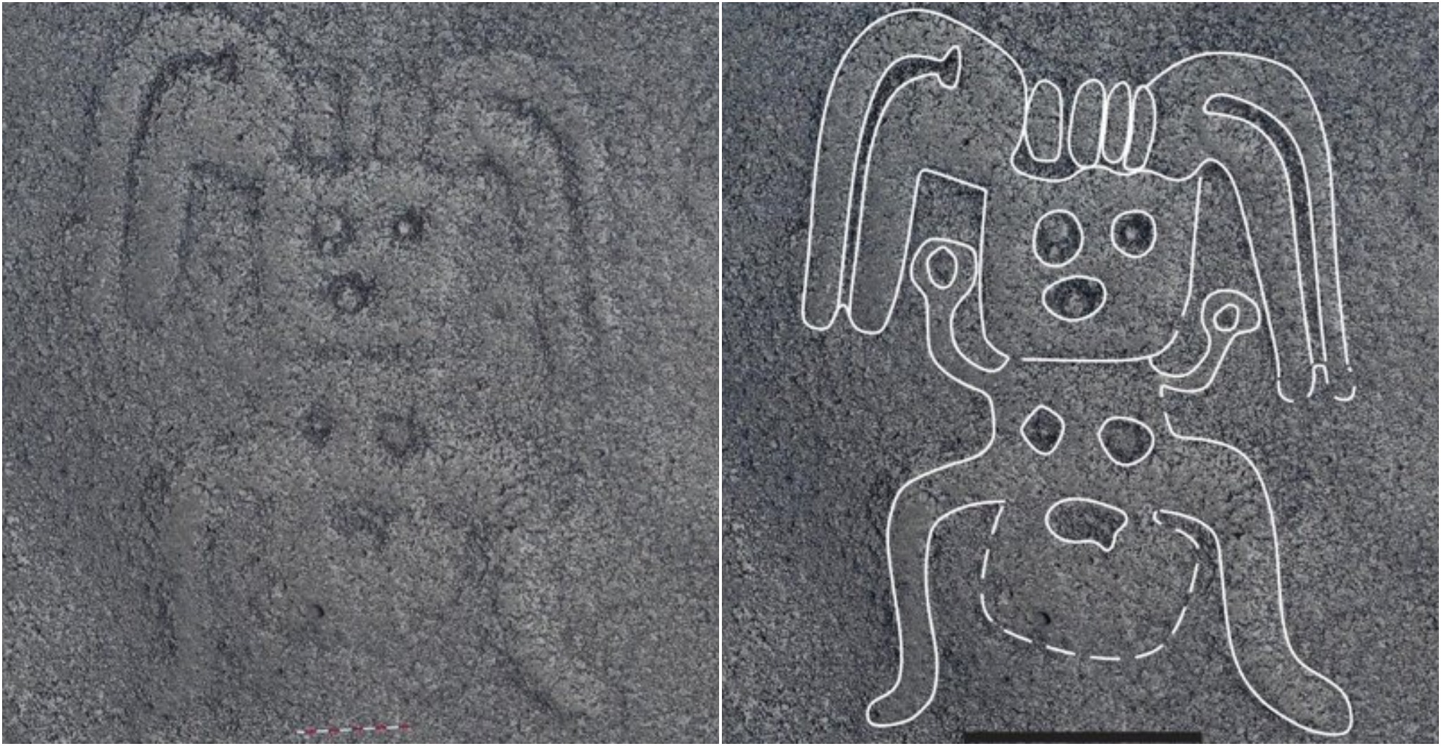 140 New Nazca Lines Discovered Including Strange Humanoid Figures - The ...