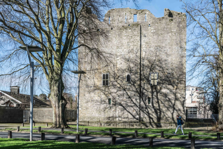 Built in the early 13th and bombarded in the 16th century, this massive ...