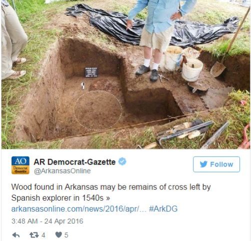 Archaeologists believe they may have discovered the wooden cross of a ...