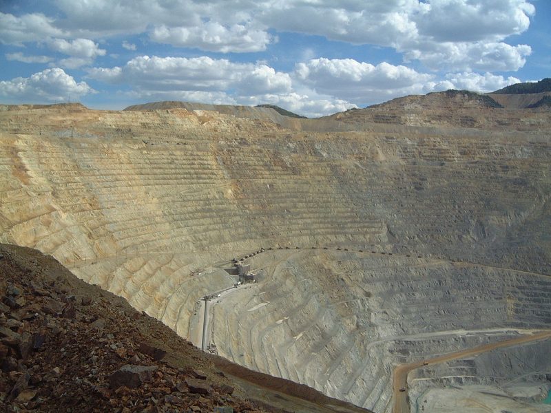 Bingham Canyon Mine is the largest man-made excavation in the world ...