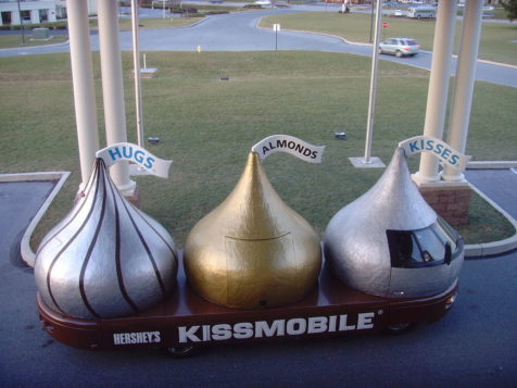 Hershey's Kisses got its name from the machine that makes them, which ...