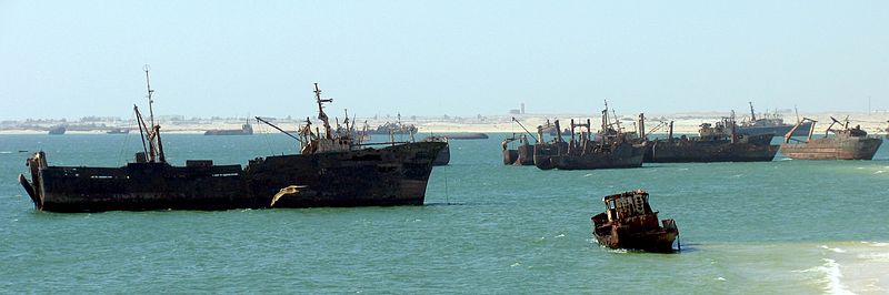 The port of Nouadhibou: World’s largest ship graveyard with over 300 ...