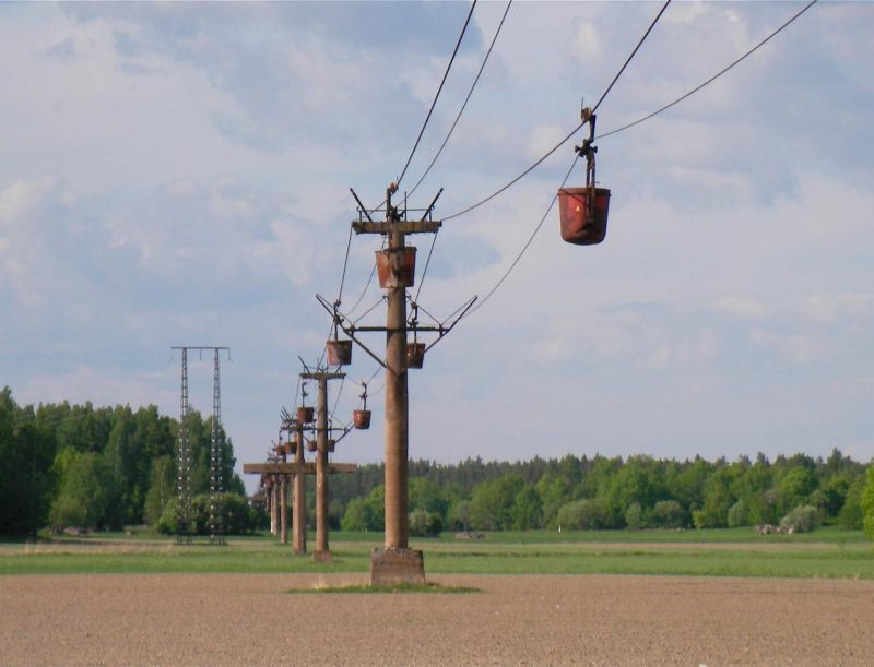 Sweden’s 26-mile-long Forsby-Köping cableway was once one of the world ...
