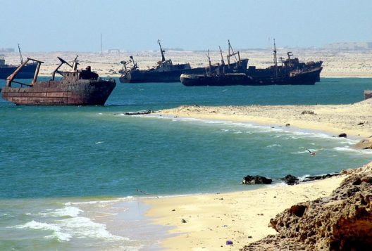 The port of Nouadhibou: World’s largest ship graveyard with over 300 ...