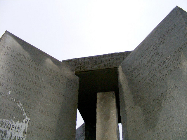 The Georgia Guidestones: An enigmatic granite monument dedicated to an ...