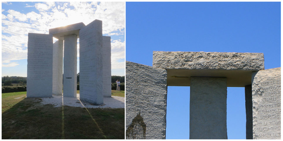 The Georgia Guidestones: An enigmatic granite monument dedicated to an ...