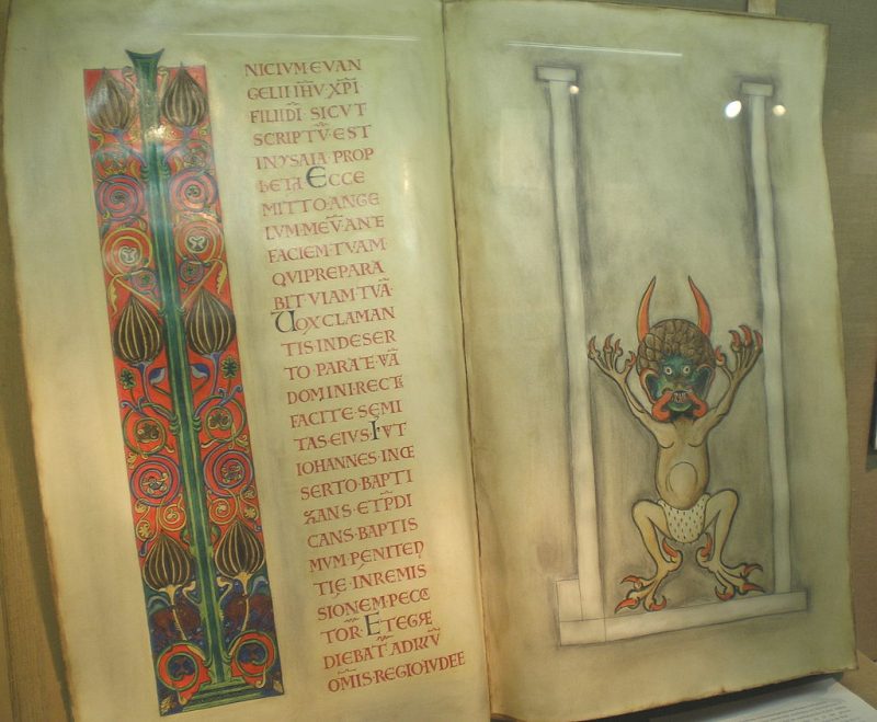 Codex Gigas, also known as The Devil’s Bible is the largest medieval ...