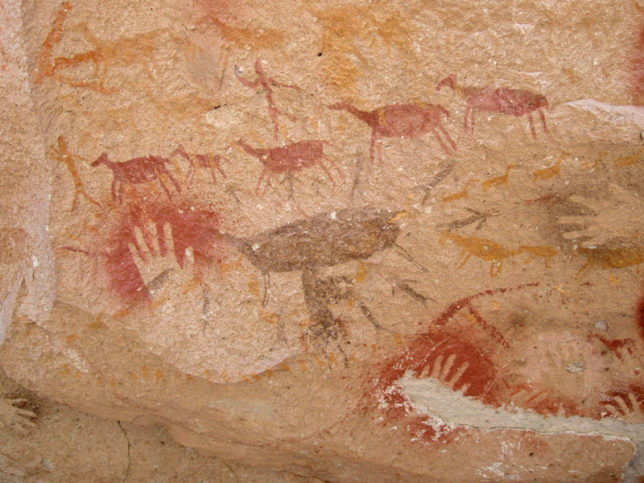 The Cave of Hands: An important example of prehistoric art believed to ...