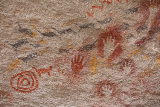 The Cave of Hands: An important example of prehistoric art believed to ...