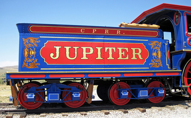 Steam locomotives Jupiter and Union Pacific No. 119: Striking symbols ...