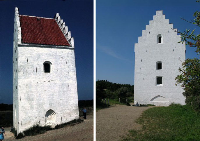 The Sand-Covered Church in Skagen is a 14th-century church, half ...