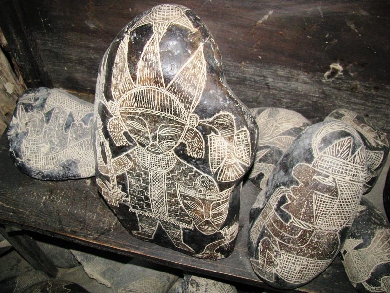 Ica Stones are a collection of andesite stones that contain ancient ...