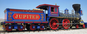 Steam locomotives Jupiter and Union Pacific No. 119: Striking symbols ...