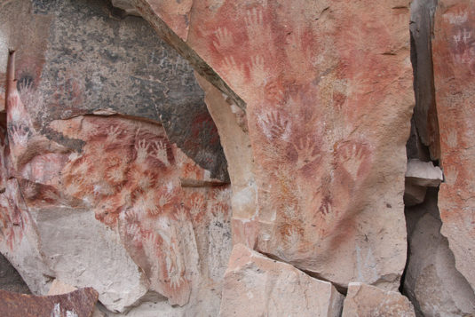 The Cave of Hands: An important example of prehistoric art believed to ...