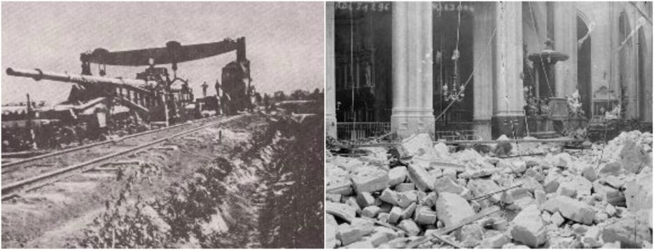 The Paris Gun - The biggest gun of WWI. It was capable of firing a ...