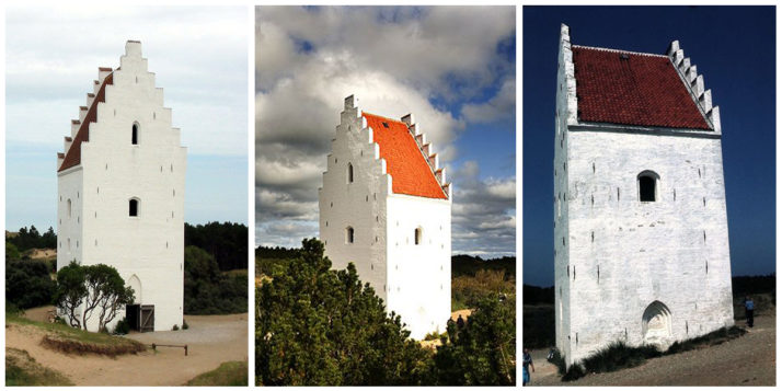 The Sand-Covered Church in Skagen is a 14th-century church, half ...