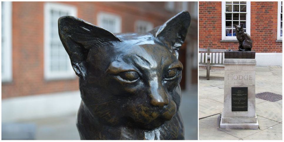 “A very fine cat indeed”. The bronze statue of Hodge the cat, Samuel ...