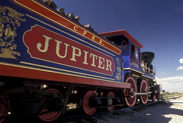 Steam locomotives Jupiter and Union Pacific No. 119: Striking symbols ...