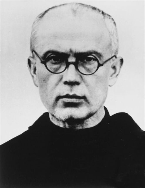 A Polish priest imprisoned in Auschwitz volunteered to take the place ...